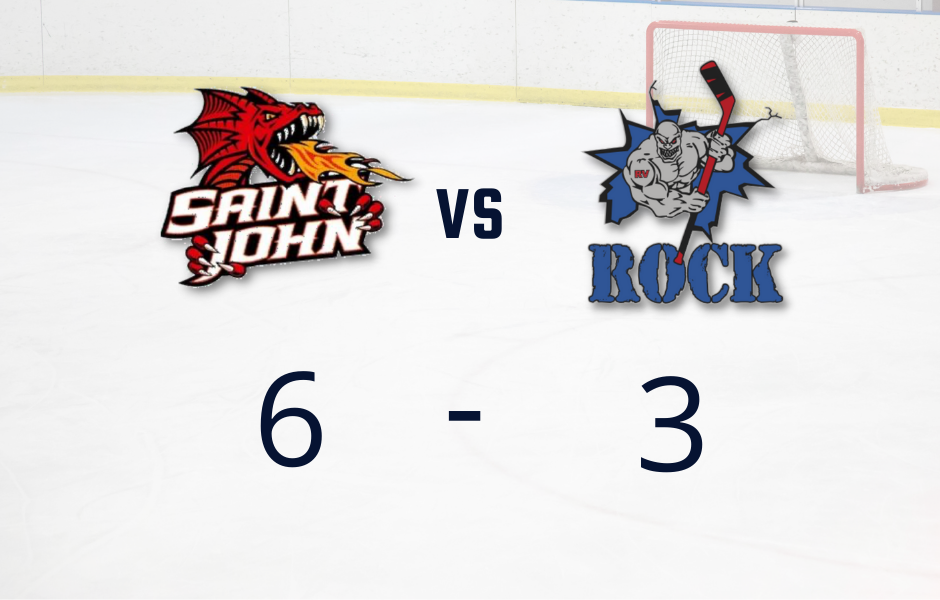 Saint John Flames - River Valley Rock - Southern Senior Hockey League